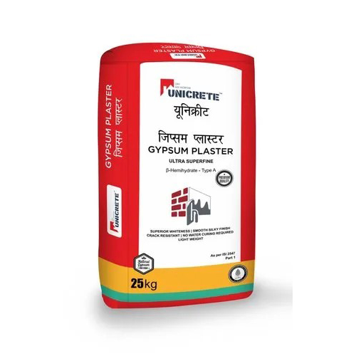 Unicrete Gypsum Plaster (Ultrasuperfine) – Unicrete
